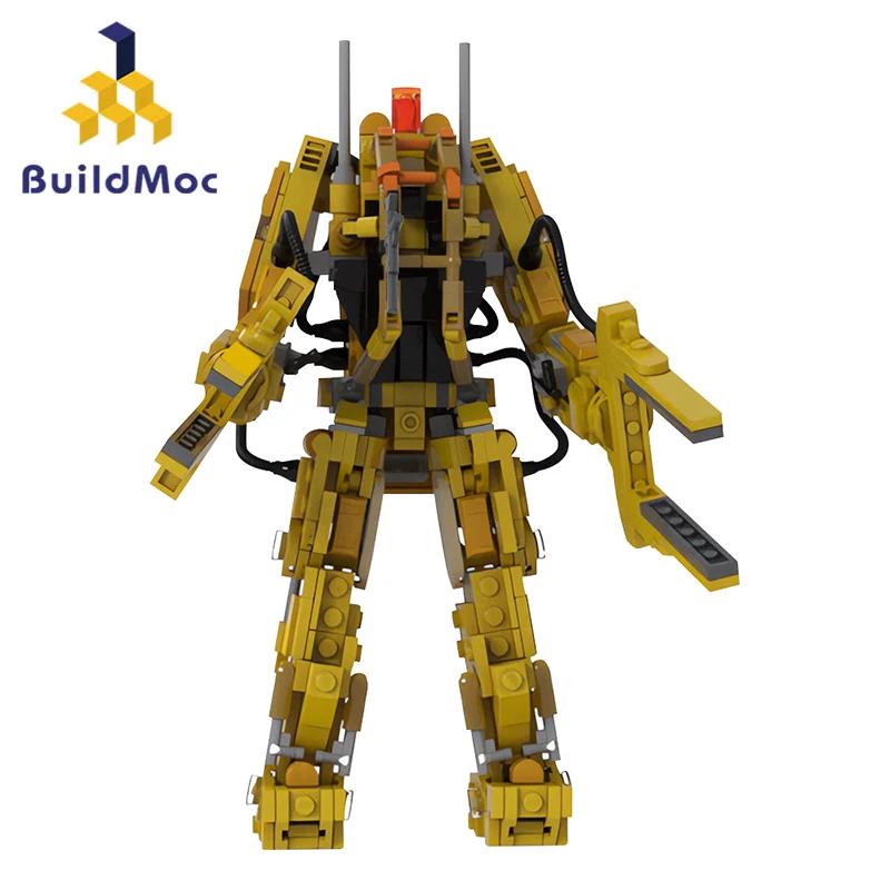 BuildMoc-Mini-Size-P-5000-Powered-Work-Loader-Building-Blocks-Set-For ...