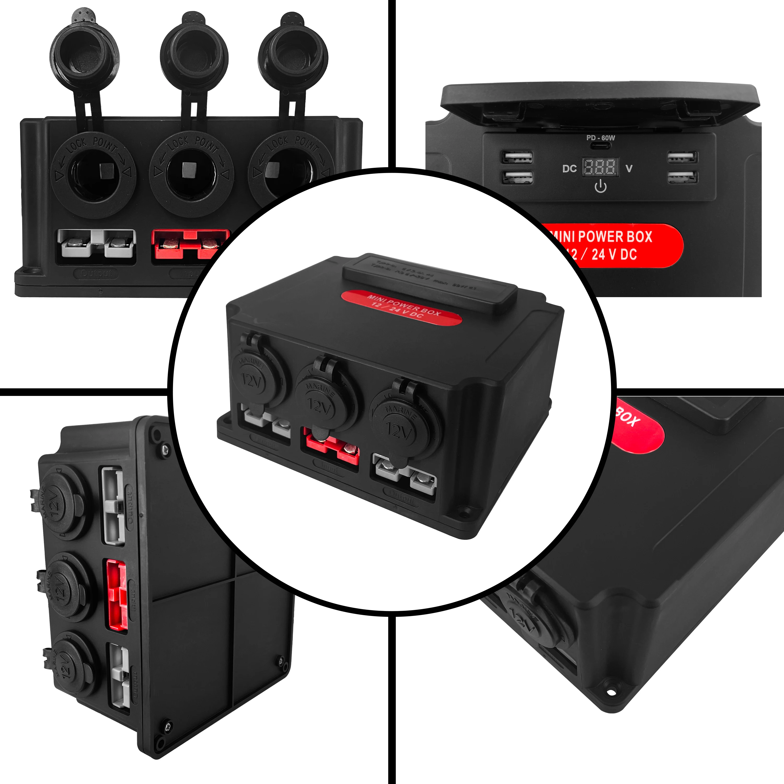 12V-24V-DC-Mini-Power-Distribution-Control-Box-4WD-DIY-Electric-for ...