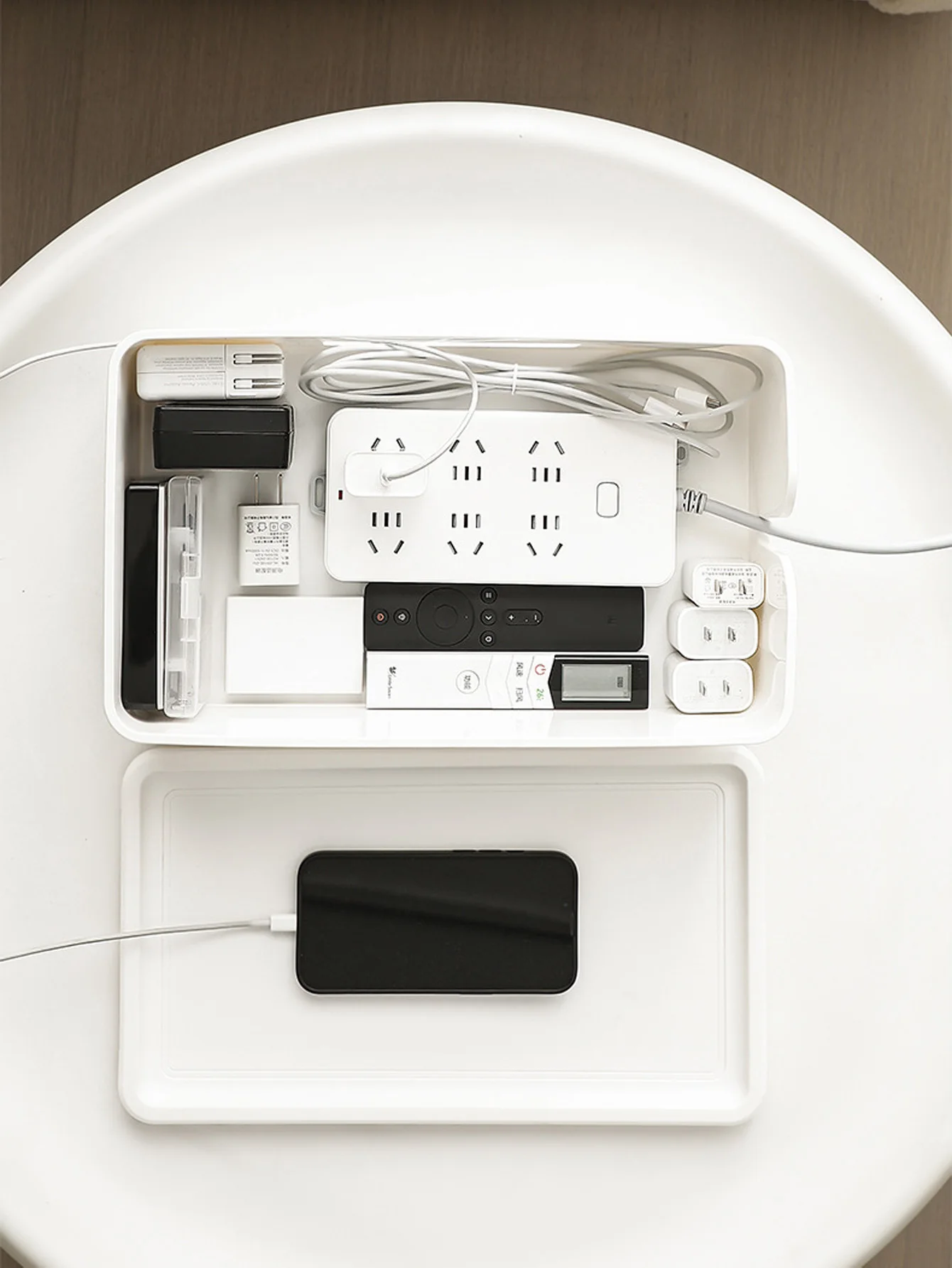 1PC-Cable-Storage-Box-Desktop-Power-Plug-Board-Storage-Box-Wireless ...