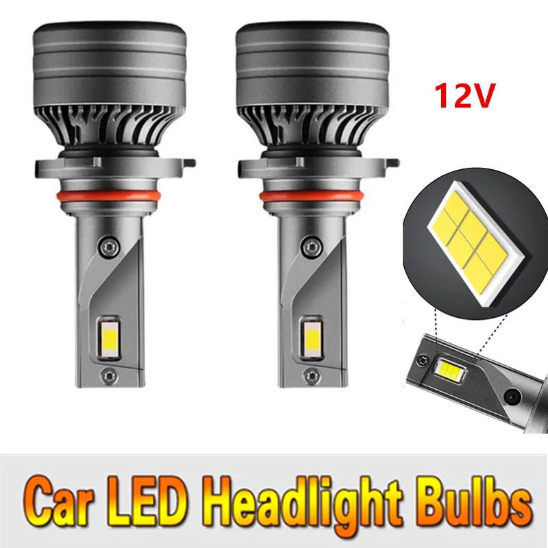 HQ 2PCS LED Car Headlight 12V 30W H7/H4/H1 9005/HB3/H10 9006/HB4 9007 ...