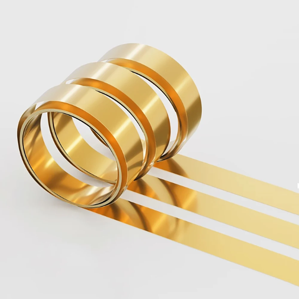 1Pcs Brass Strip Yellow Copper Foil Sheet Gold Sheet Yellow Copper ...