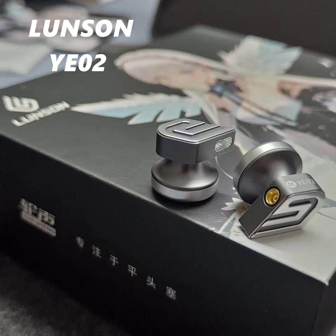 LUN-SHENG-YE02-Flat-Earphone-Silver-Wing-Wired-HIFI-Earplug-Type ...
