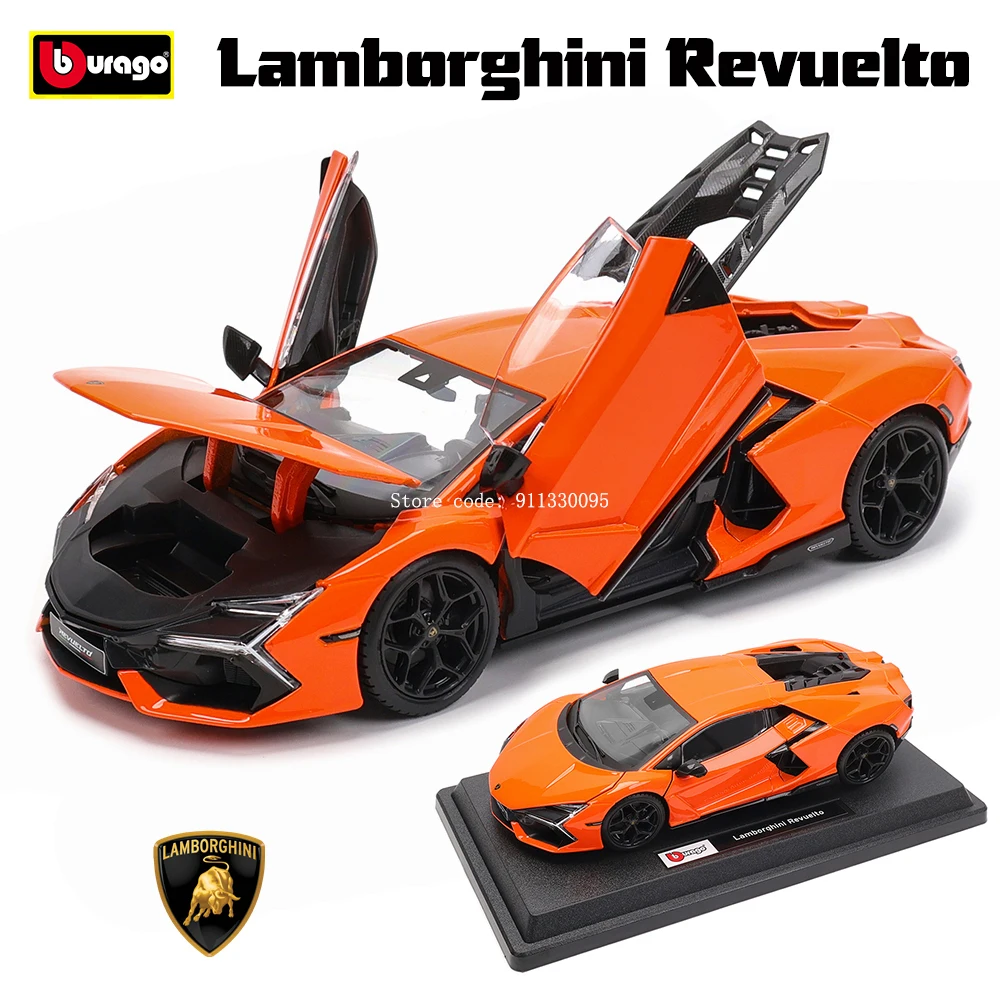 Bburago-1-24-Lamborghini-Revuelto-Alloy-Luxury-Vehicle-Diecast-Cars ...