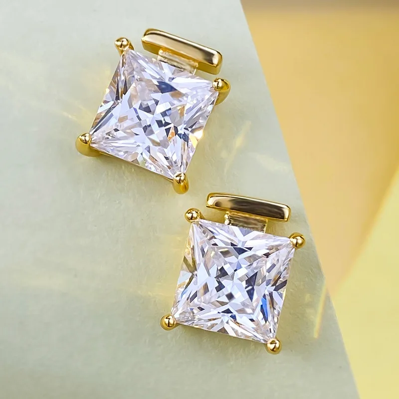 2023-European-and-American-New-8-8-Princess-Square-High-Carbon-Diamond ...