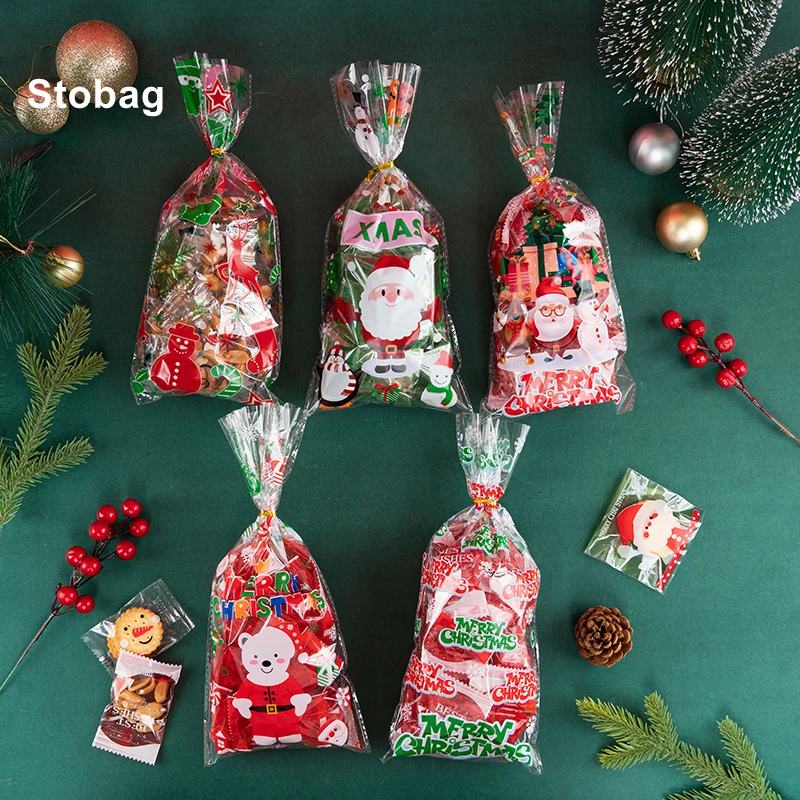 Christmas Cellophane Cookie Bag | Christmas Cellophane Gift Bags ...