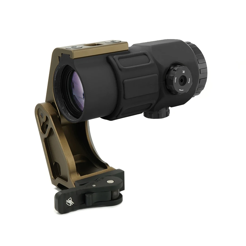 Tactical G45 5X Magnifier Scope With FAST FTC Mount Combo For Airsoft ...
