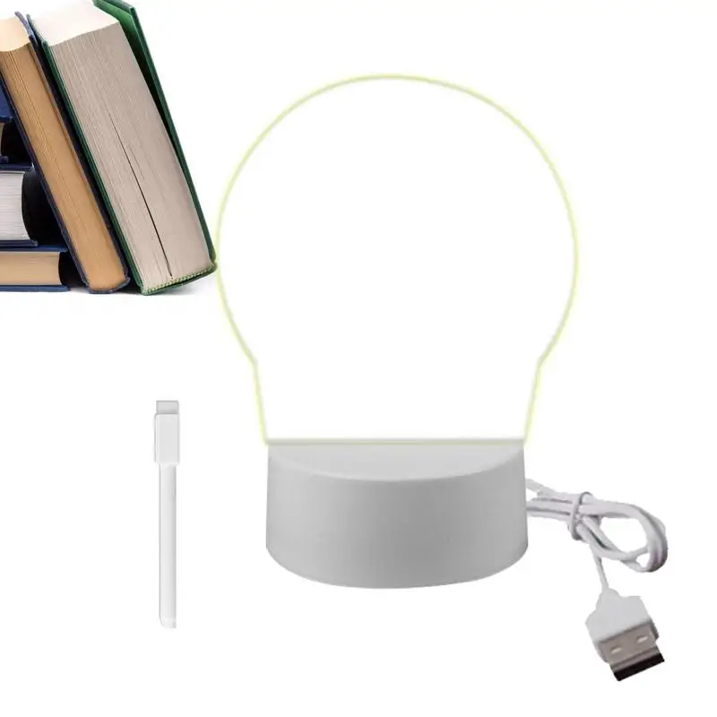 Light-Up-Dry-Erase-Board-Night-Light-Dry-Erase-Board-Soft-Light-Desk ...