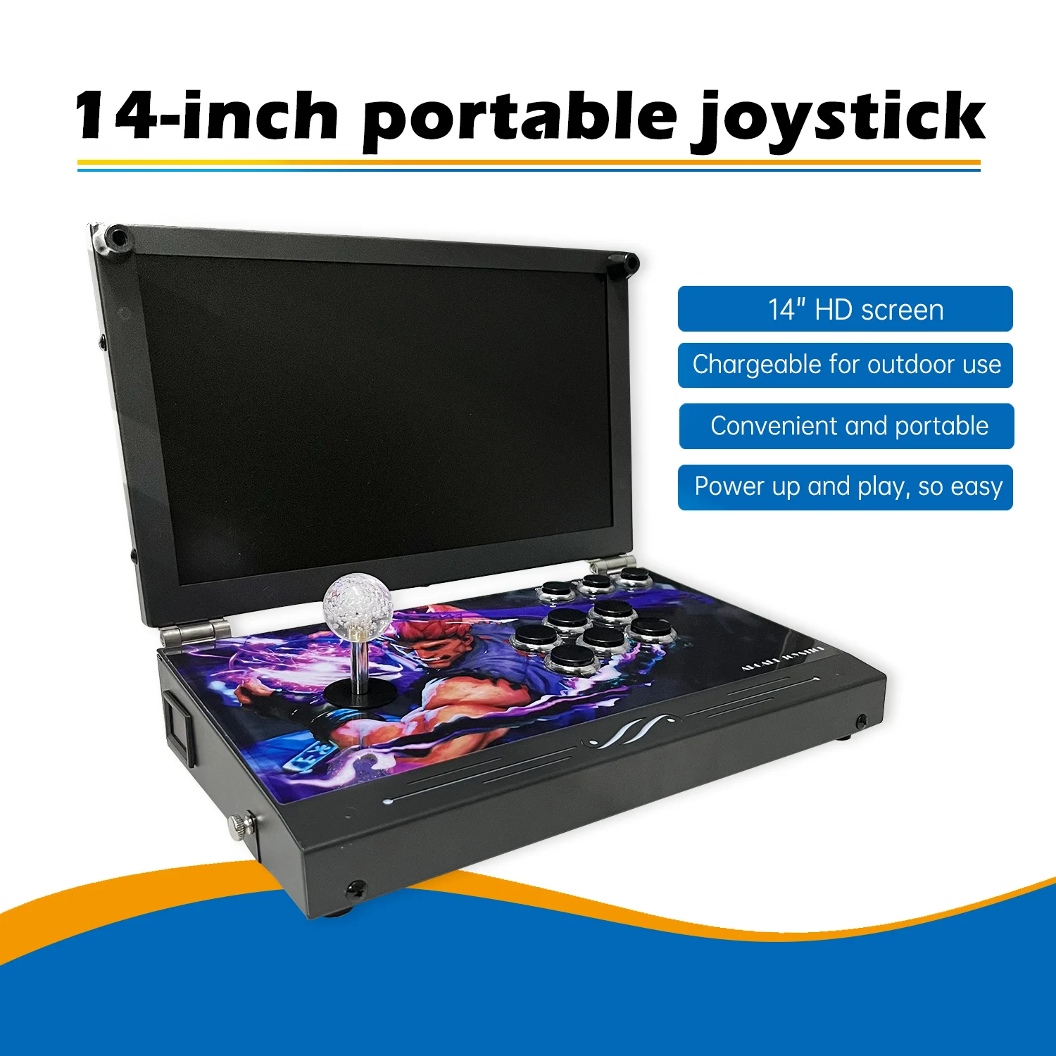 14-Inch-3D-Pandora-Console-Folding-Portable-Arcade-Console-Pandora-DX ...