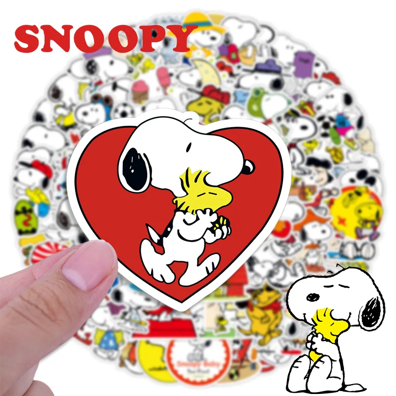 50pcs-Snoopy-Stickers-Mix-Cartoon-Anime-Graffiti-Decals-Laptop-Phone ...