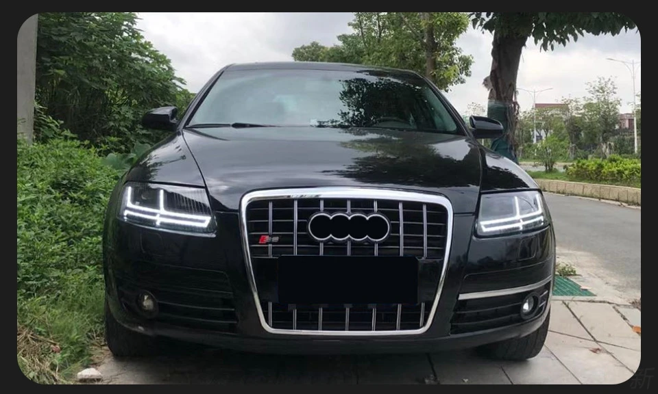 Audi A6 Headlights 2005-2011 A6 C5 C6 LED Headlight Dynamic Signal ...