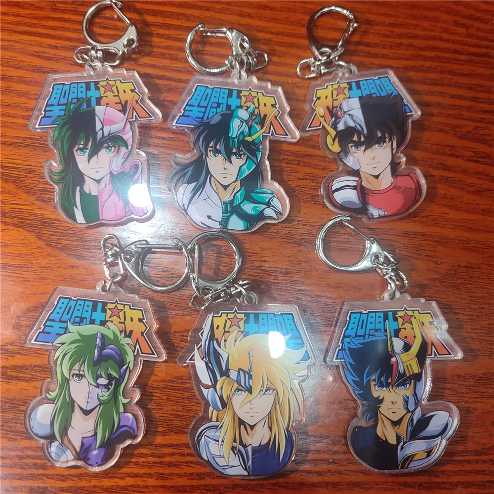 Anime Saint Seiya Shiryu Ikki Hyoga Shaina Shun Cosplay COSTUME Acrylic ...