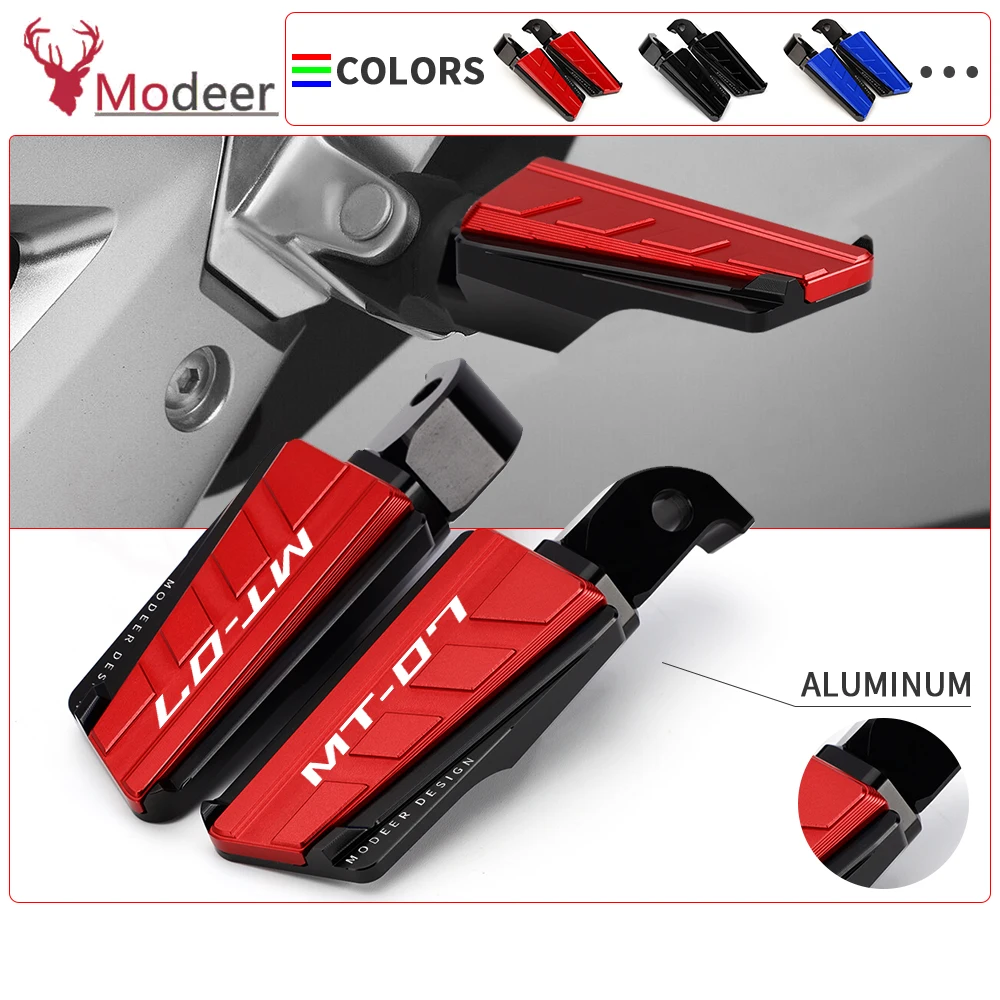 MT-07-ALL-YAER-Motorcycle-Rear-Foot-Pegs-Footrests-Accessory-CNC ...