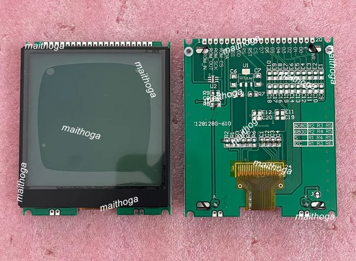 20P SPI COG 128128 LCD Display Module ST7571 Controller White/Blue ...