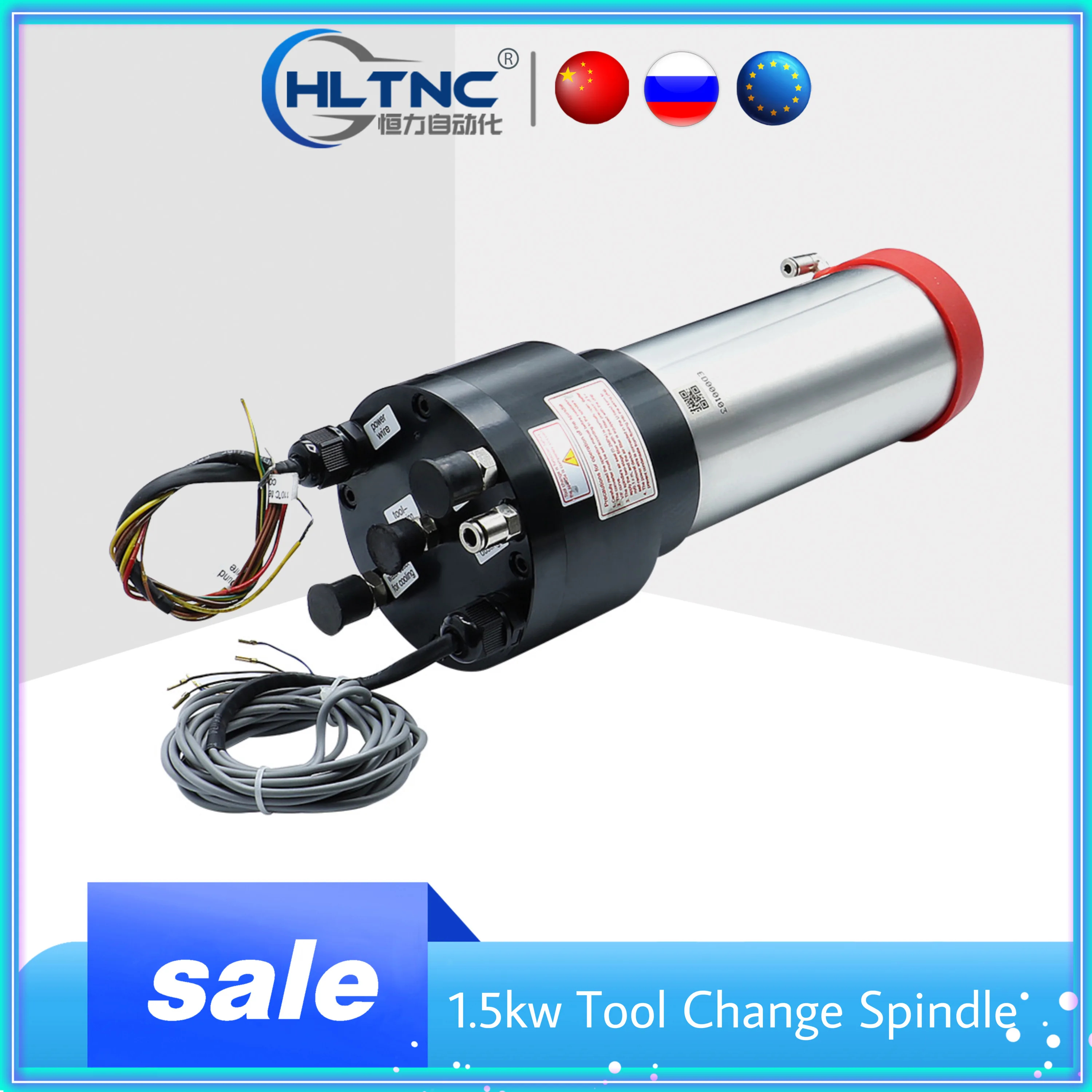 New ISO20 1.5KW ATC Spindle Motor Water Cooled Automatic tool changer ...