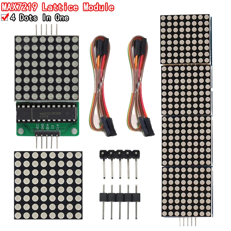 MAX7219-Dot-Led-Matrix-Modul-MCU-Led-anzeige-Steuer-Modul-f-r-arduino ...