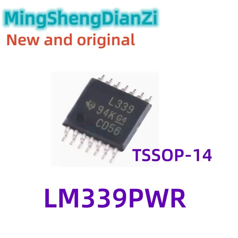 10PCS LM339PWR LM339 TSSOP14 LM339PW L339 TSSOP-14 Vier weg ...
