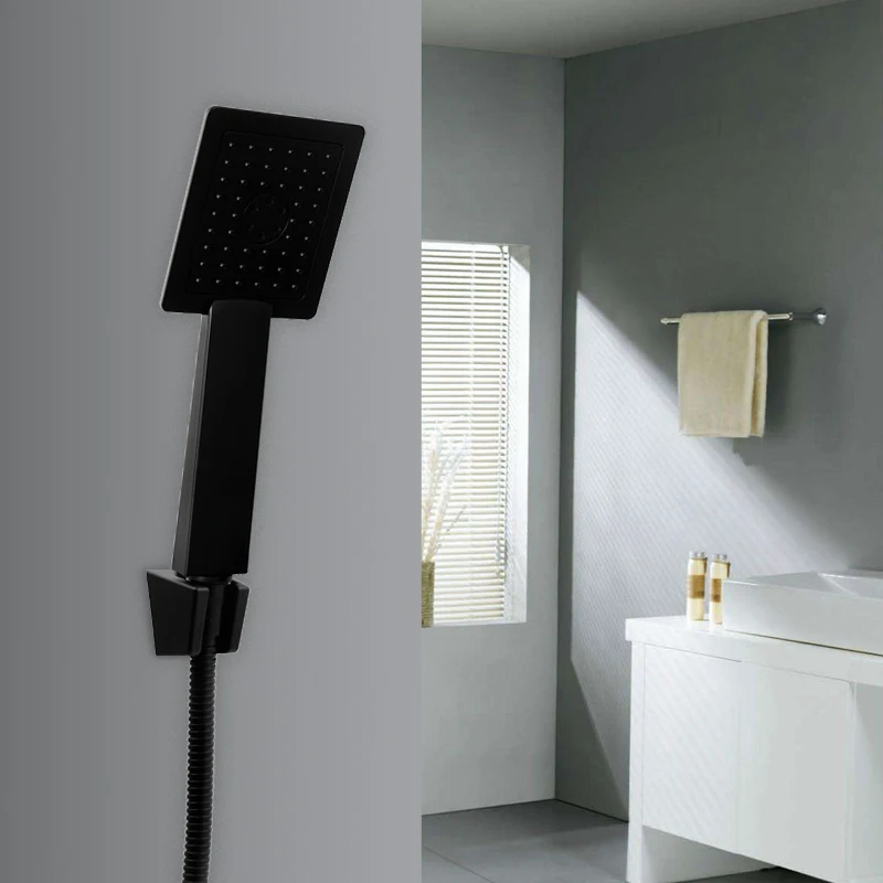 Dokour-Shower-Head-Black-Hydromassage-Three-High-Pressure-Water-Washers ...