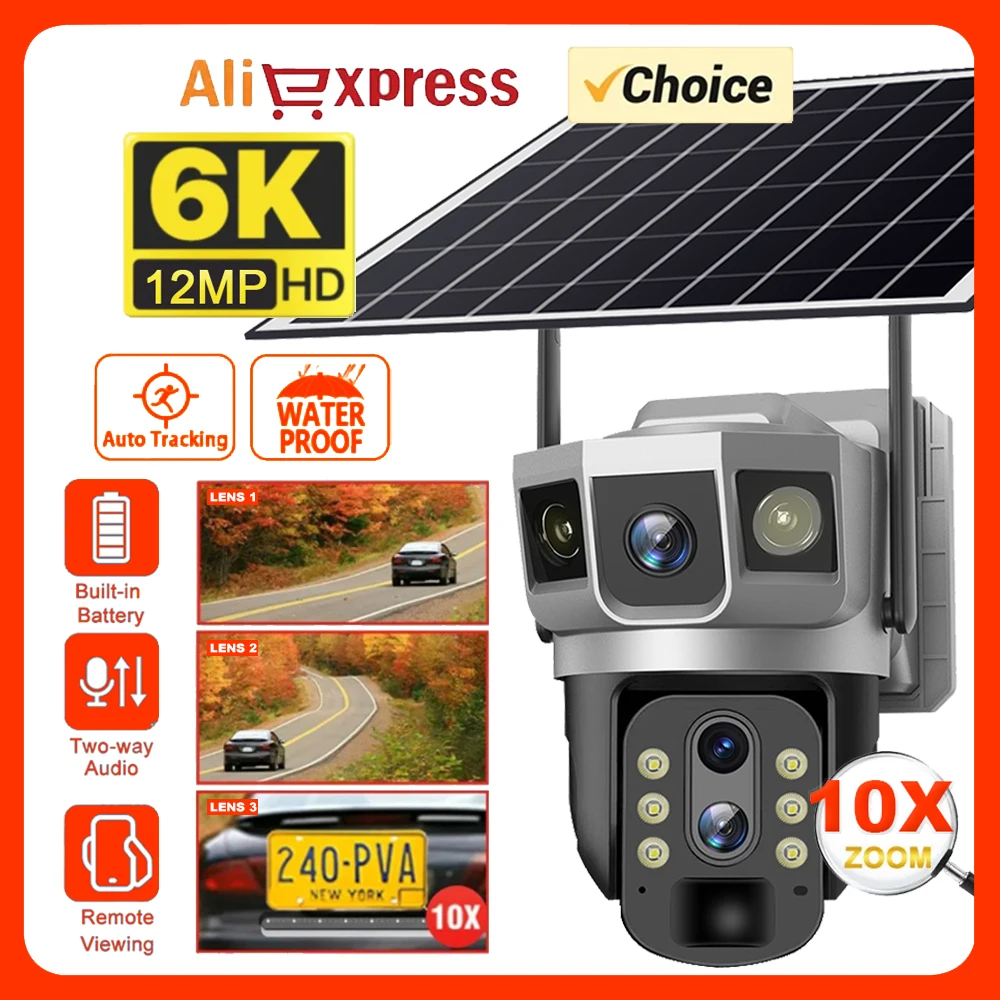 3-Lens-3-Screens-12MP-Solar-Camera-4G-SIM-Card-HD-Night-Vision ...