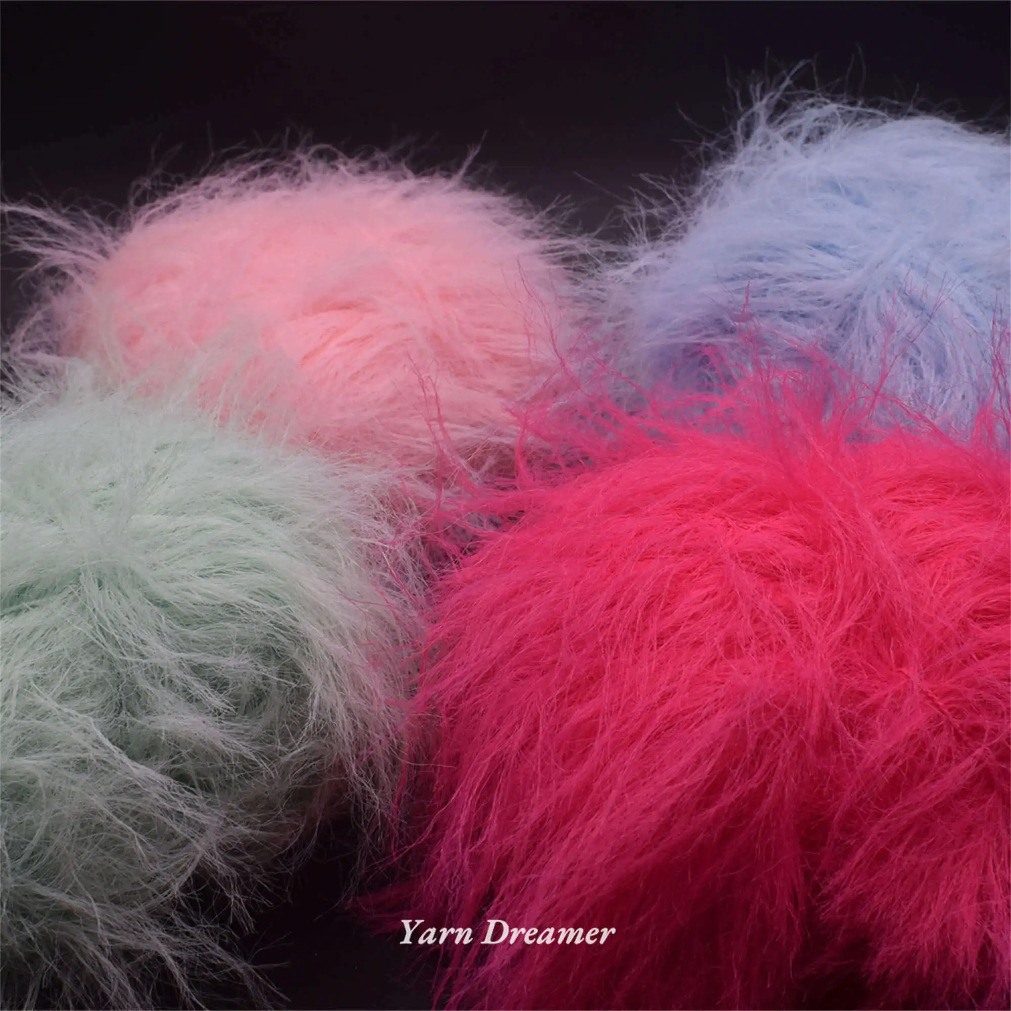 18-Colors-Long-Plush-Yarn-for-Crochet-Bag-Puffy-Yarn-100g-Fancy-Crochet ...