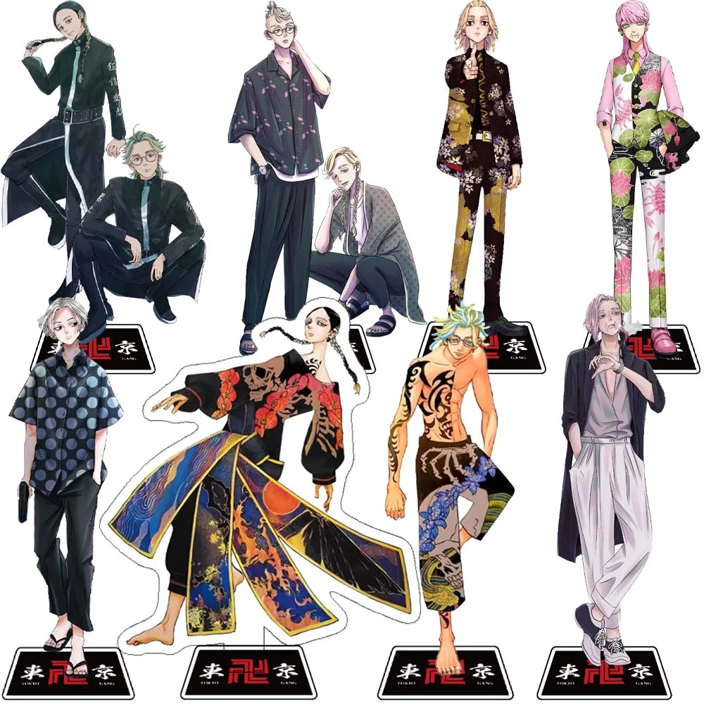 Anime Figure Haitani Ran Cosplay Tokyo Revengers Acrylic Stand Model ...