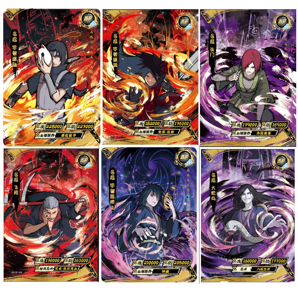 Kayou Naruto Cards Cr Hinata Bp Uchiha Madara Sp Gaara Ar Naruto Anime ...
