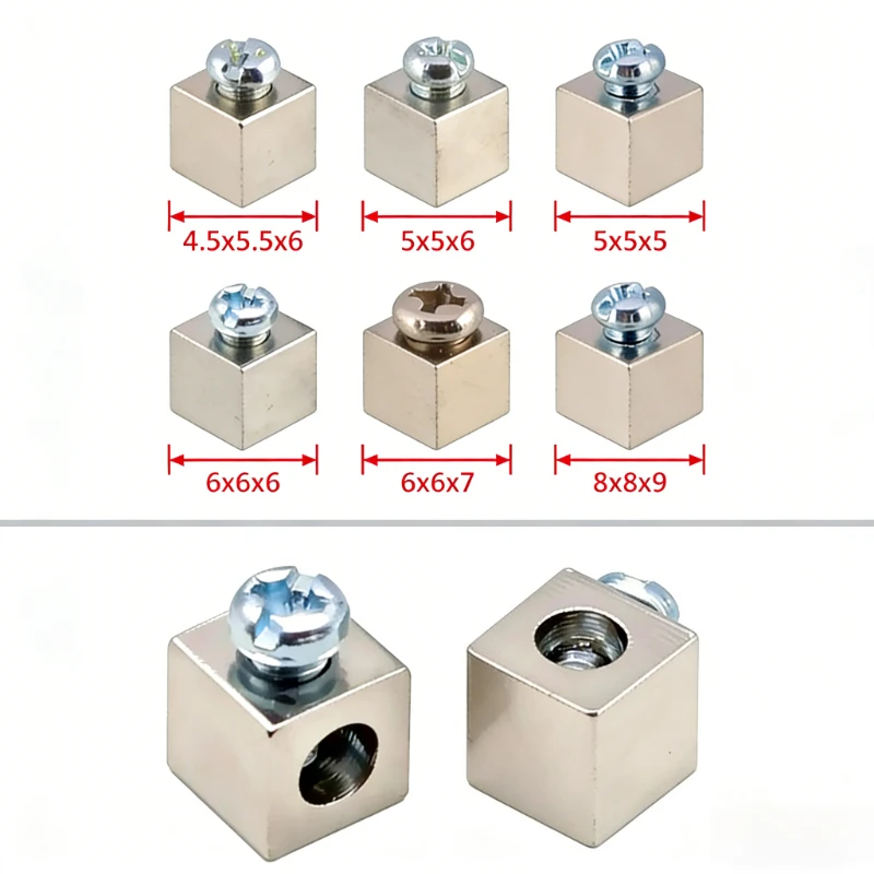 PCB Wiring Terminal Copper Square Substrate SMD SMD Flat Bottom Copper ...
