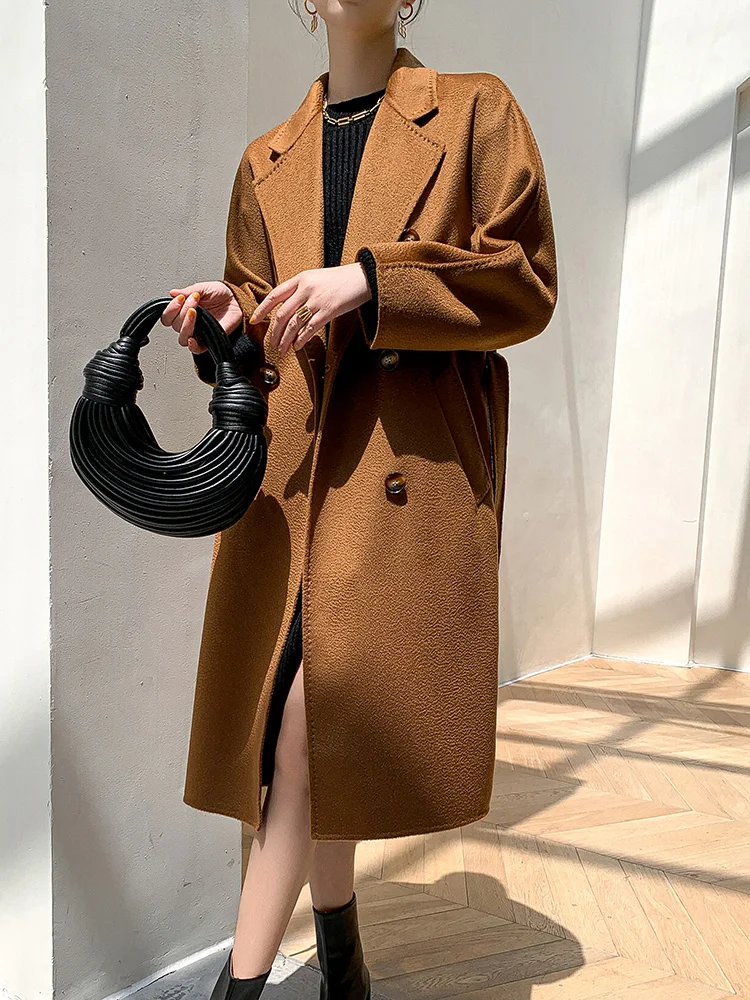 2023-Autumn-and-Winter-New-Water-Ripple-Women-s-Coat-100-Pure-Wool ...