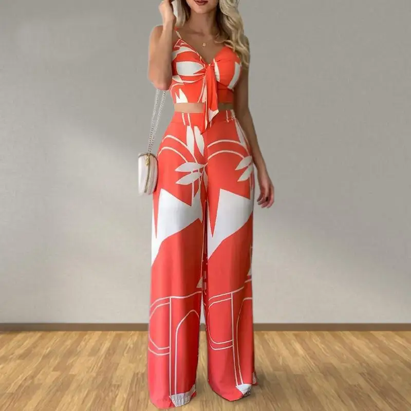 Women-s-Sexy-Suspender-Crop-Top-and-Straight-through-Trousers-Suit-Two ...