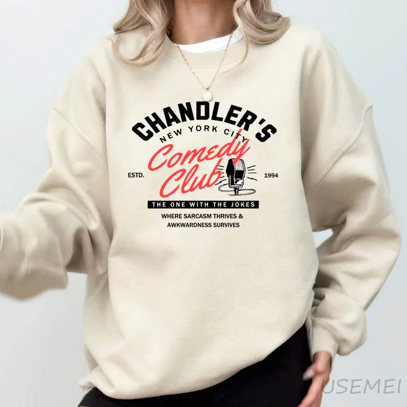 Chandler-Friends-Sweatshirt-90s-TV-Show-Nostalgia-Pullover-Hoodie-Long ...