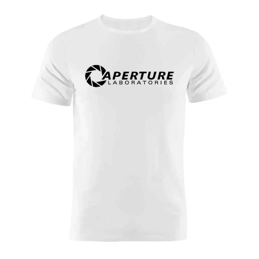 100-Cotton-Unisex-T-Shirt-Aperture-Science-Portal-Silhouette-Artwork ...
