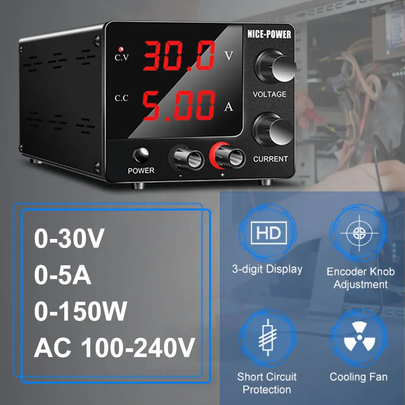 Nice-Power-Laborat-rio-DC-Power-Supply-fonte-de-alimenta-o-vari-vel ...