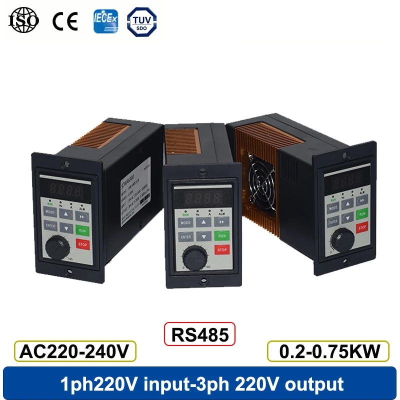 200W-750W-220v-Single-Phase-vfd-Frequency-Converter-Add-RS485-Three ...