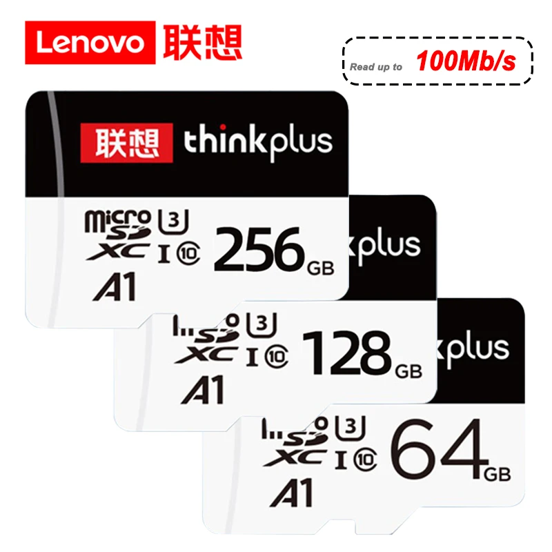 Lenovo-Thinkplus-Memory-SD-Card-A1-U3-Class-10-Micro-TF-SD-Card-256GB ...