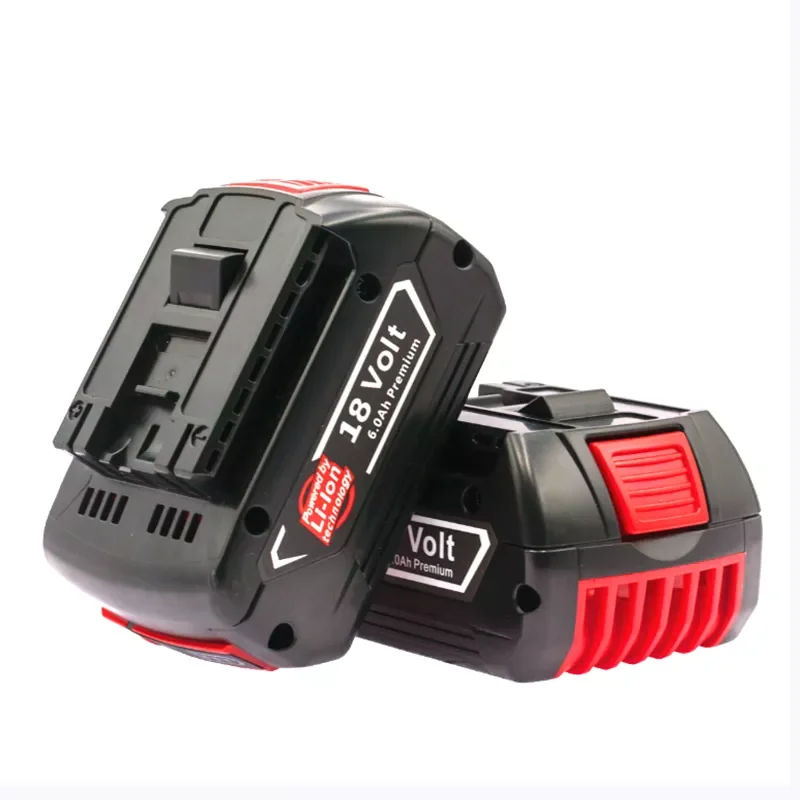 보쉬 전동 공구 백업 용 18V 6.0ah 충전식 리튬 이온 배터리, 18V 6000mah 휴대용 교체 BAT609 + 디스플레이 3A 충전기| | - AliExpress
