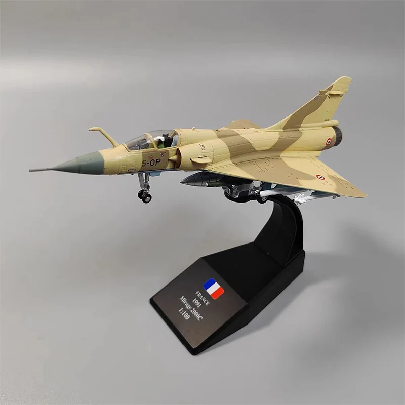 Diecast 1:100 Scale 1991 Mirage 2000 Mirage 2000c Simulation Alloy ...
