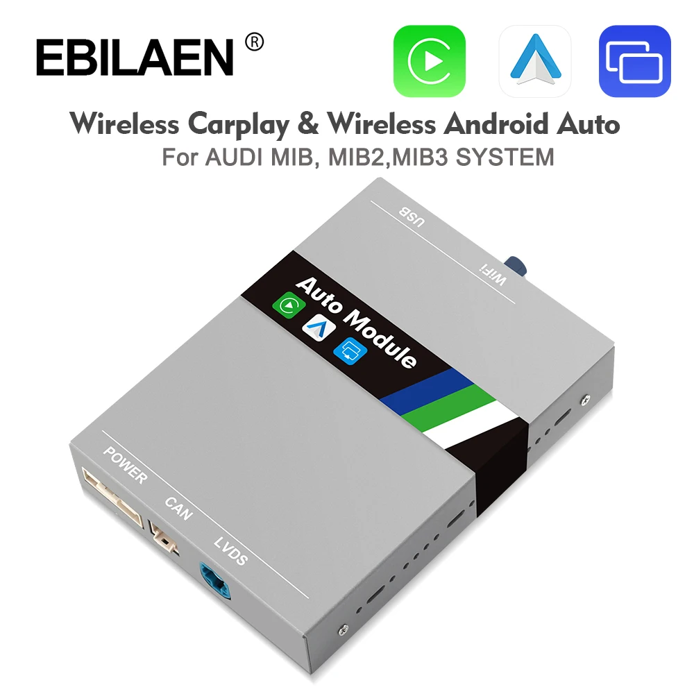 Wireless Carplay Module Box For Audi A6 A7 A1 A4 A3 Q5 A5 Q3 MMI MIB ...