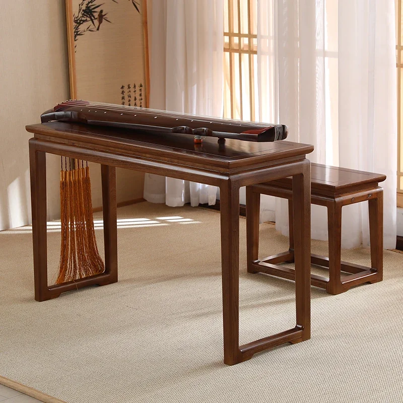 New-Chinese-style-guqin-table-stool-resonance-qin-table-Zen-traditional ...