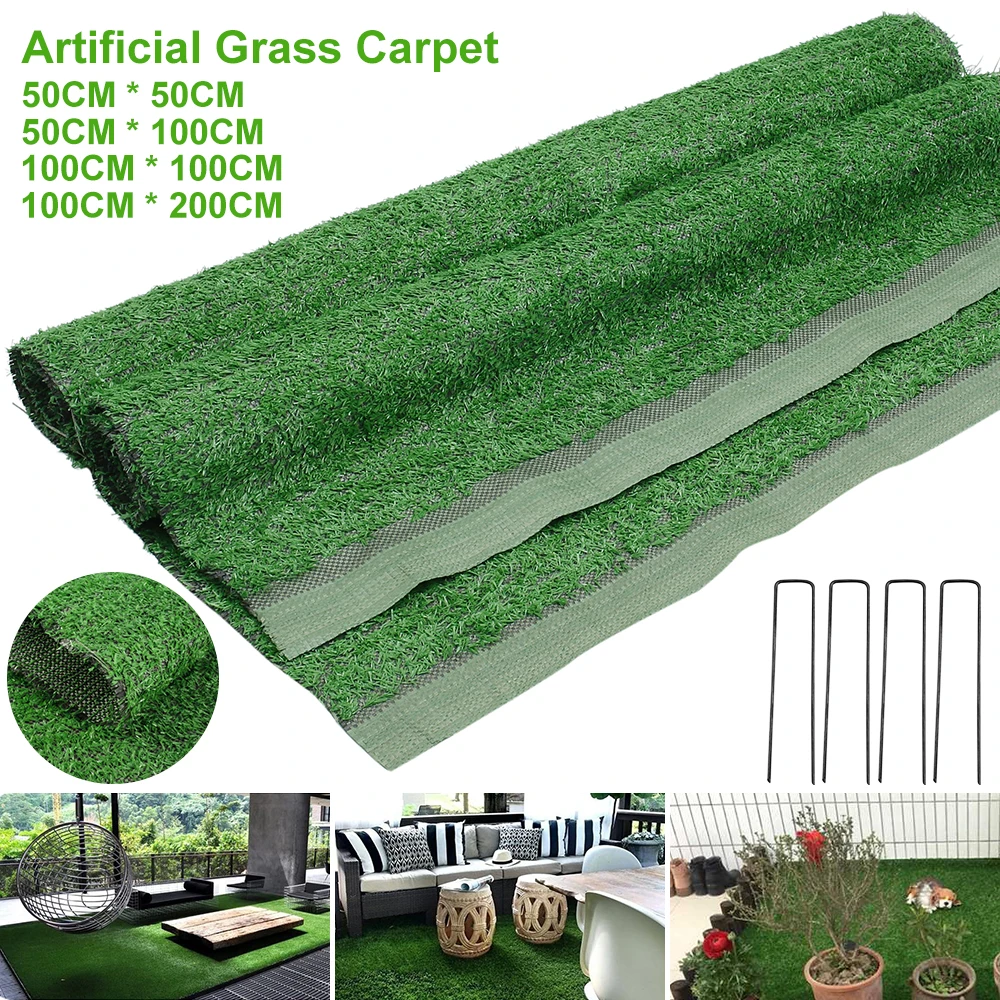 High-Density-Artificial-Grass-Carpet-Fake-Moss-Anti-Slip-Green-Lawn-Mat ...