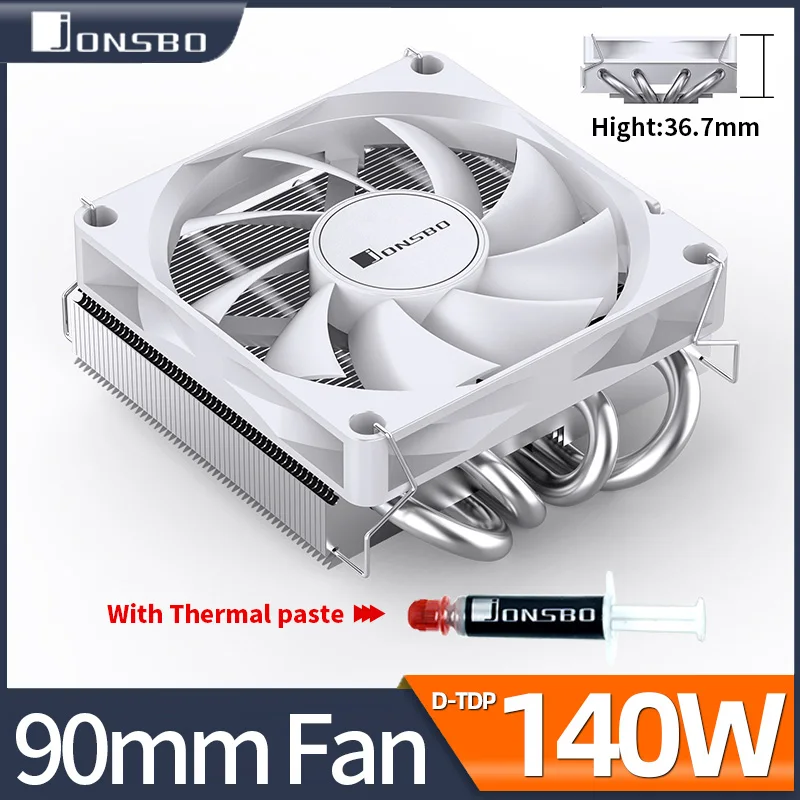 Jonsbo-HP-400S-CPU-Cooler-4-Heatpipe-Down-Pressure-Air-Cooling-Radiator ...