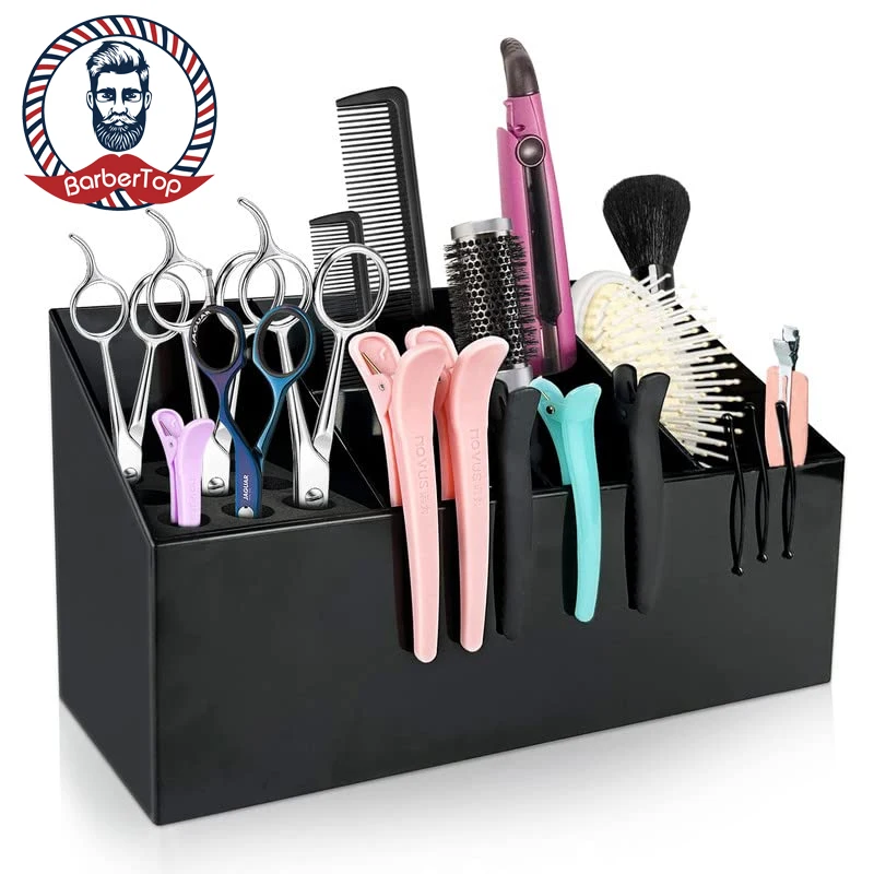 Barber-Store-Organizing-Box-Salon-Barber-Tool-Rack-Scissors-Storage ...