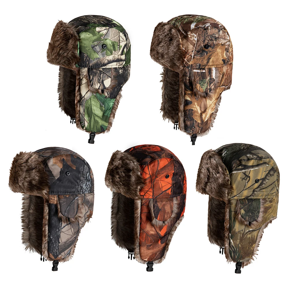 Unisex-Old-Man-Earflap-Hat-Lei-Feng-Hats-Camouflage-Warm-Winter-Elderly ...