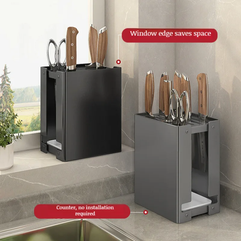 Household-integrated-multifunctional-knife-rack-stainless-steel-knife ...