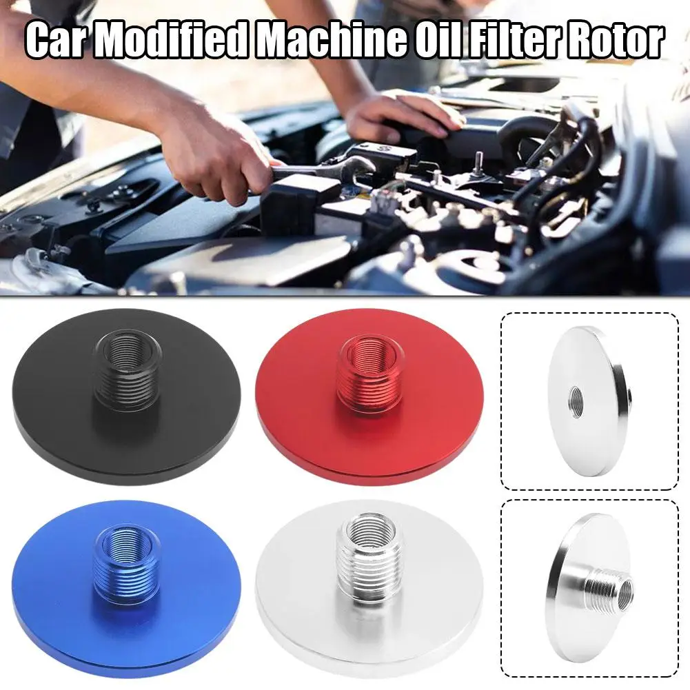 Aluminum Oil Filter Adapter 1/2-28 To 3/4-16 X 2.5 Solvent Oil DIA-RS ...