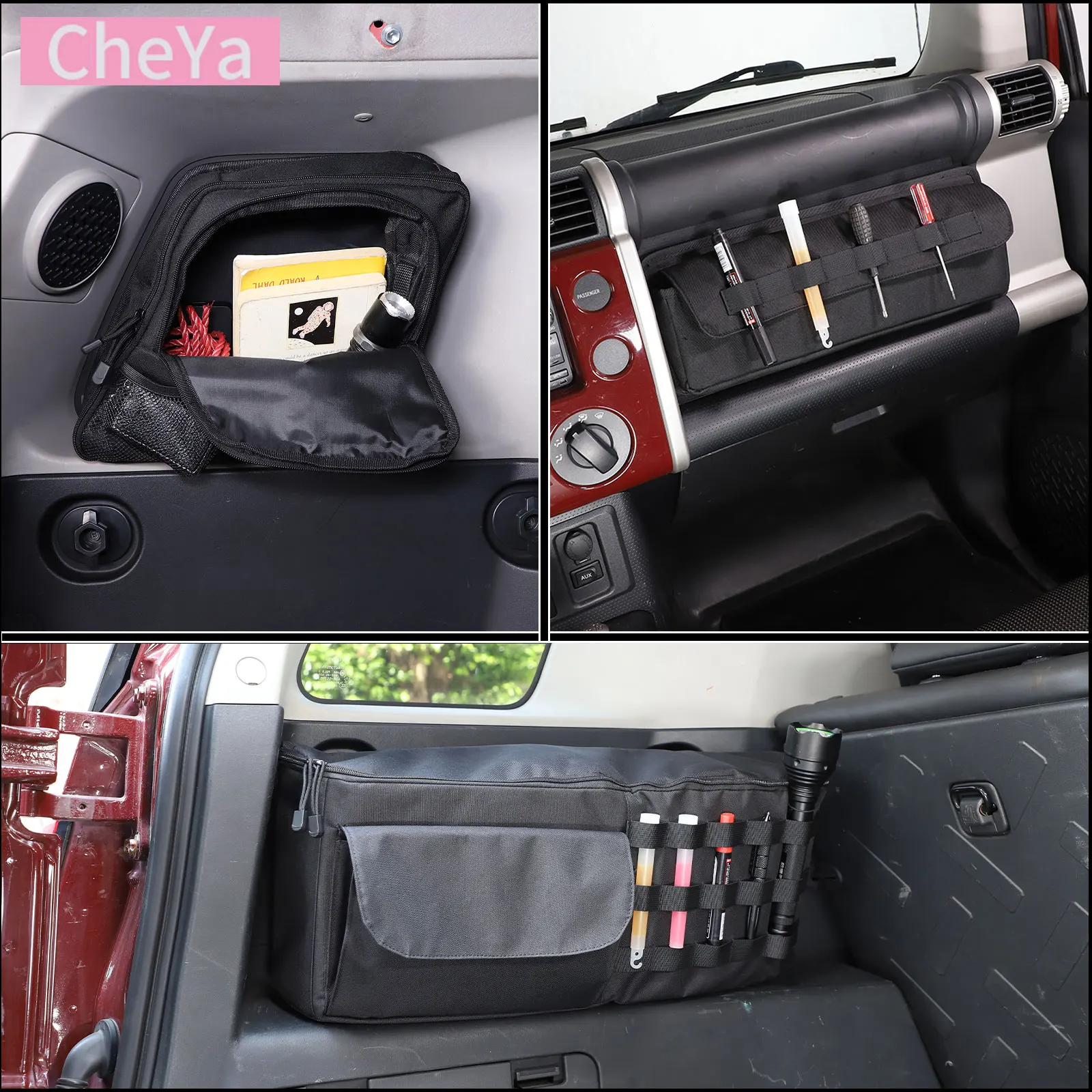 Oxford-Cloth-Car-Interior-Door-Storage-Bag-for-Toyota-FJ-Cruiser-2007 ...
