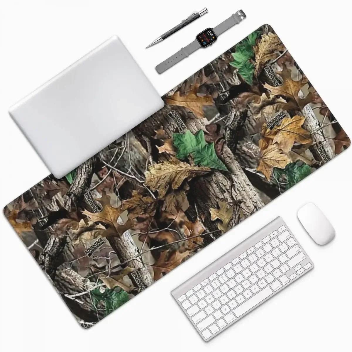 Real Tree Camouflage Large Mouse Pad Computer Keyboard Mouse Mat Gamer ...