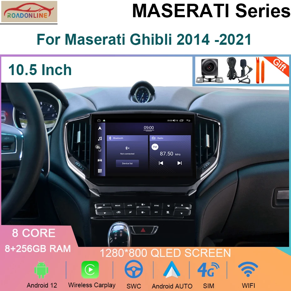 10-5-Inch-Android-12-Car-Multimedia-Player-For-Maserati-Ghibli-2014 ...