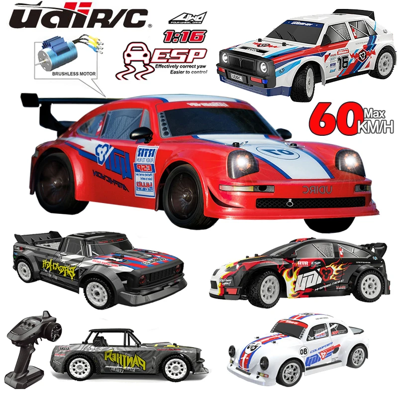 UDIRC 1/16 2.4G 60KM/H RC Brushless Car UD1601 UD1602 UD1603 UD1604 Pro ...