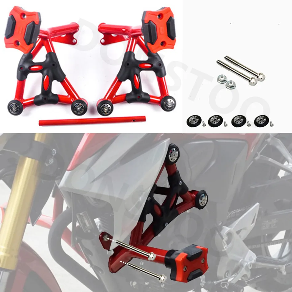 Parachoques-antica-da-de-cuerpo-modificado-para-motocicleta-barra-protectora-delantera-para ...