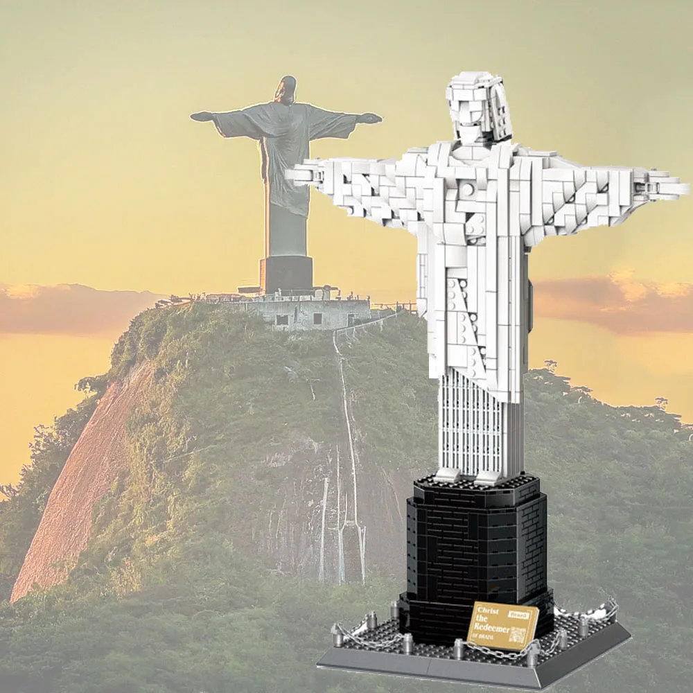World Famous Modern Architecture Cristo Redentor Rio De Janeiro Brazil ...