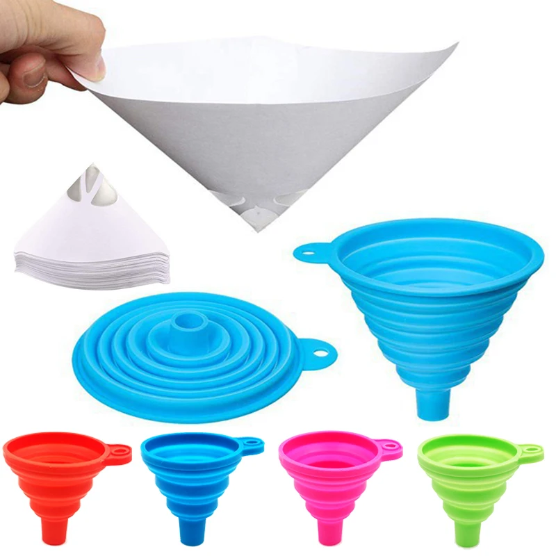 Paint-Straining-Funnel-Disposable-Filter-Paper-100-Mesh-Conical-Paint ...